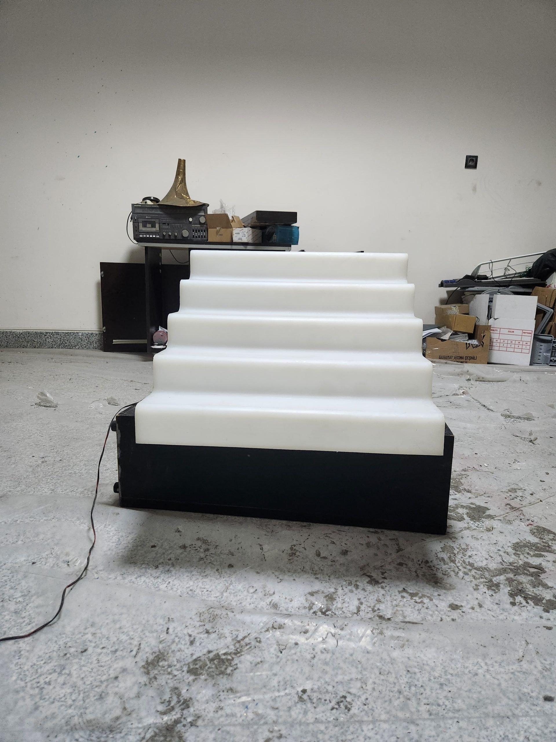 5 Basamaklı Merdiven Dekor - IŞIKLI MOBİLYA